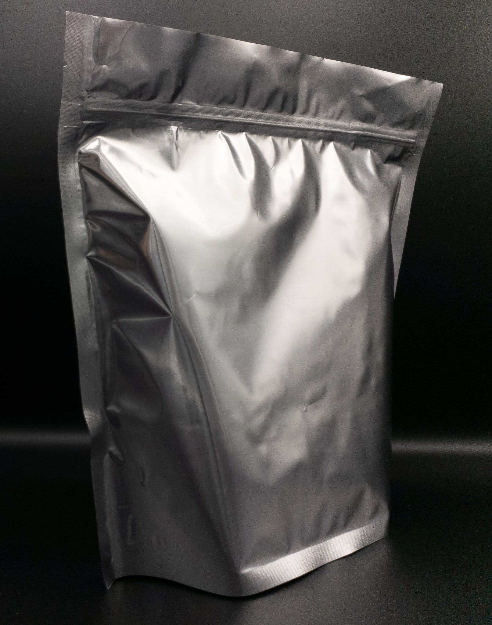 20 oz Large silver stand-up pouch - HQ Packaging